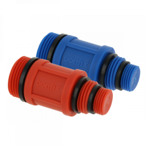 BONFIX AFSLUITPLUG ROOD + BLAUW